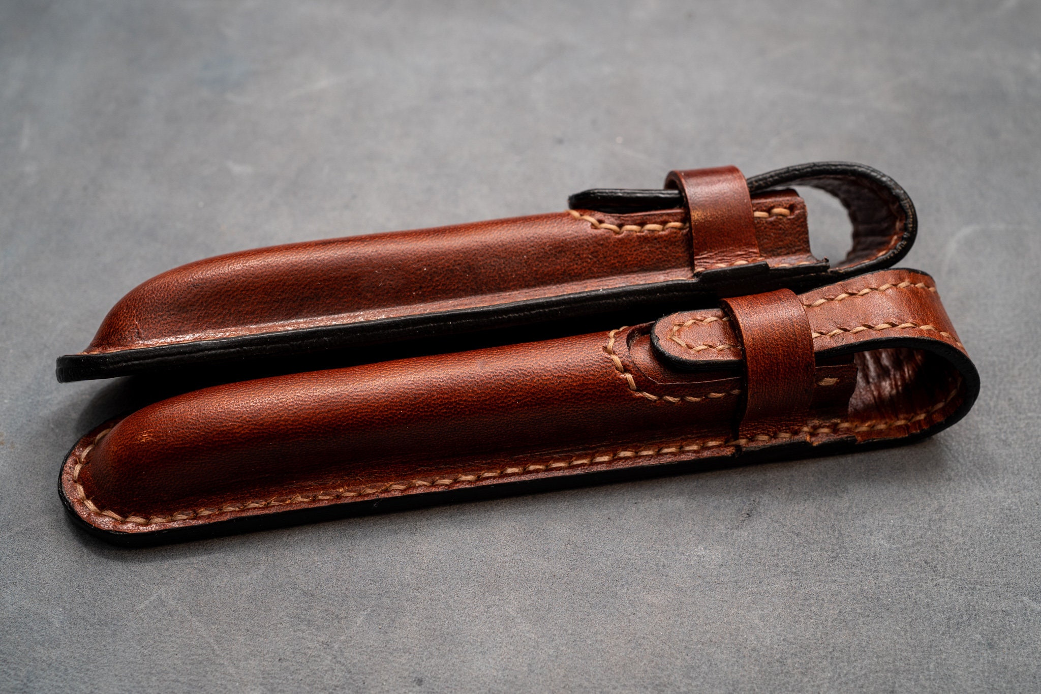 Leather Pen Case, Luxury Pen Case, Italian Leather, Handmade, Pencil ...