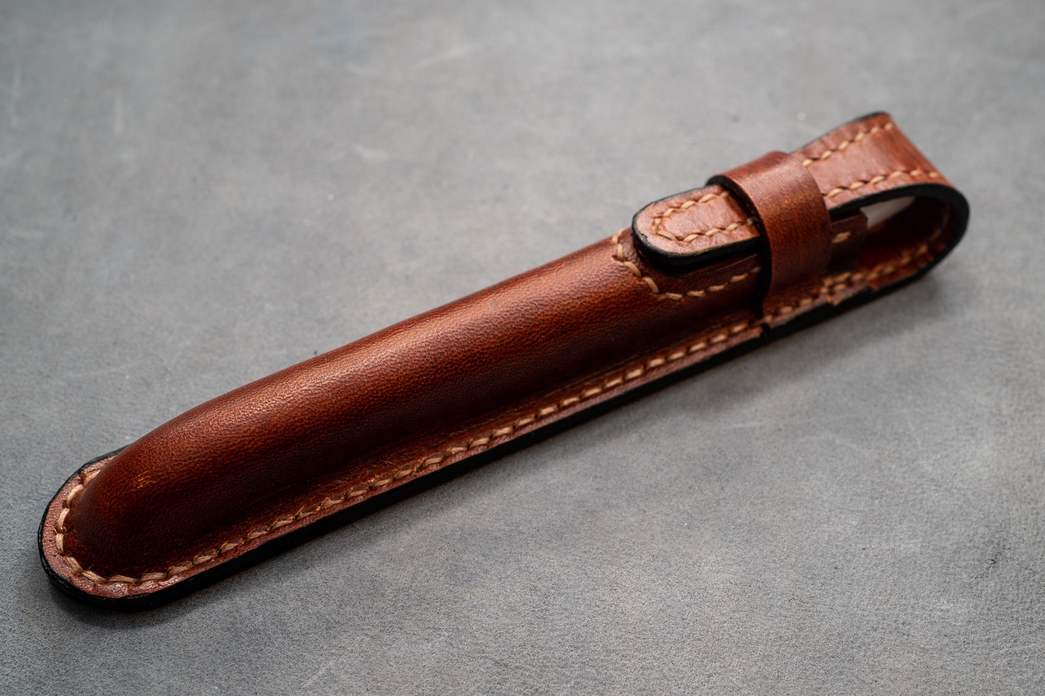 Leather Pen Case, Luxury Pen Case, Italian Leather, Handmade, Pencil ...