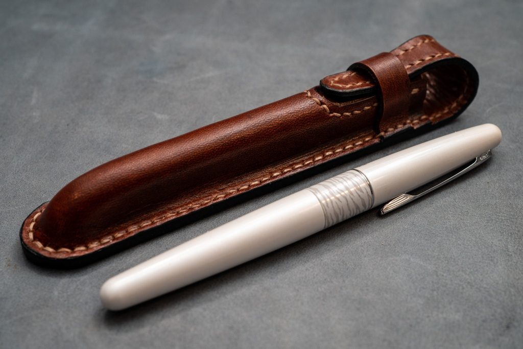 Leather Pen Case, Luxury Pen Case, Italian Leather, Handmade, Pencil ...
