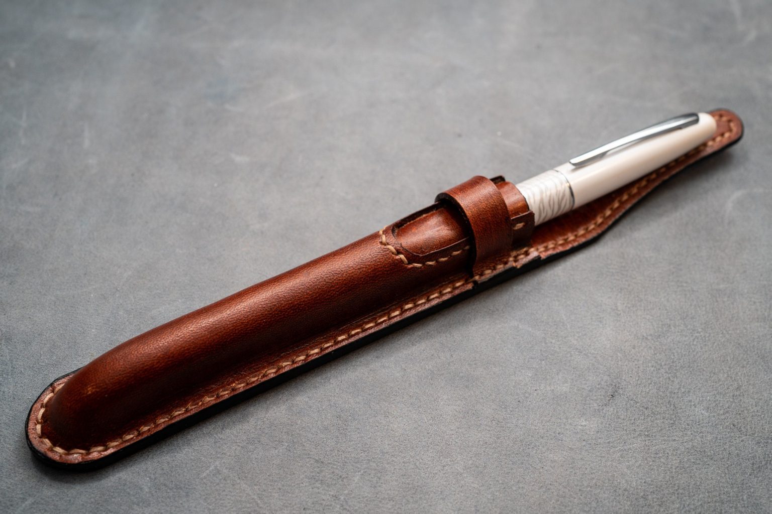 Leather Pen Case, Luxury Pen Case, Italian Leather, Handmade, Pencil ...