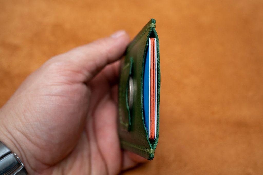 Wallet No. 39 - Minimalist Wallet with Coin Slip - Brown Bear Leatherworks